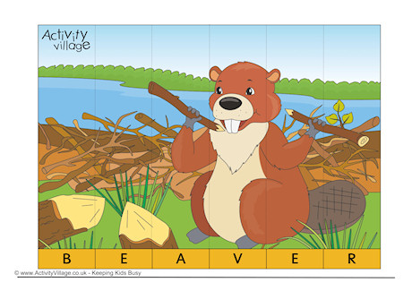 Beaver Worksheets | Activity Village