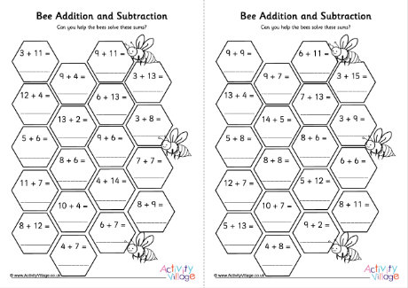 Addition within 20 | Activity Village