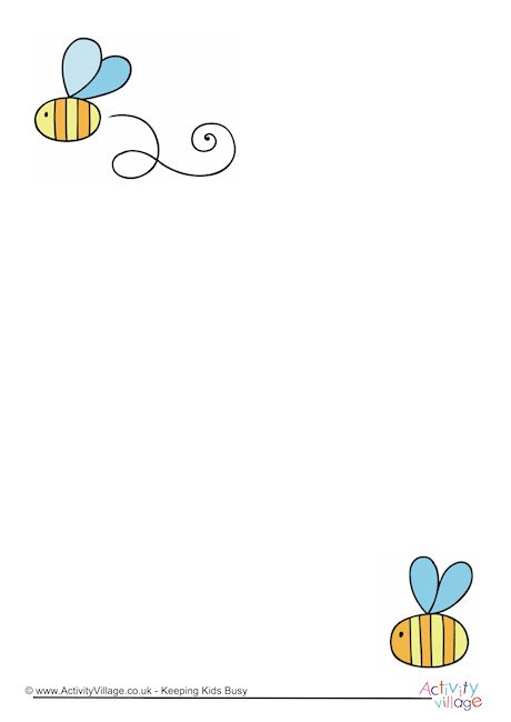 Animal Writing Paper | Activity Village