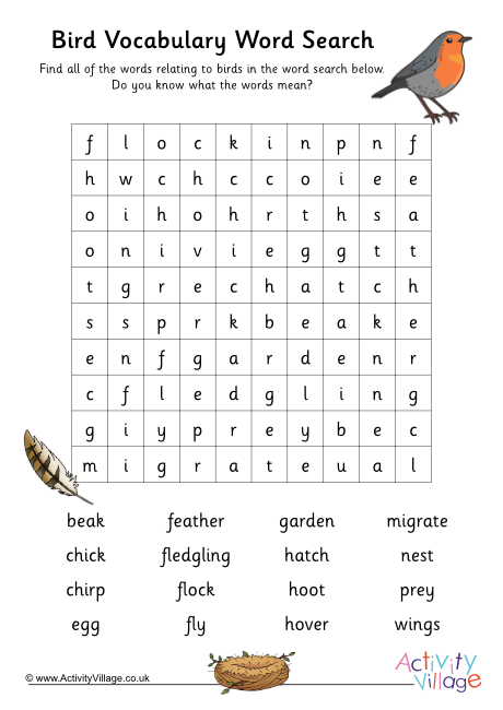 Word Searches for Kids