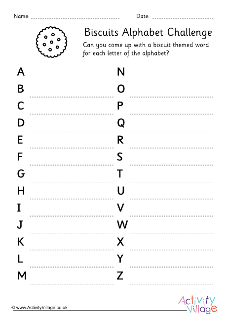 Alphabet Challenge Puzzles | Activity Village