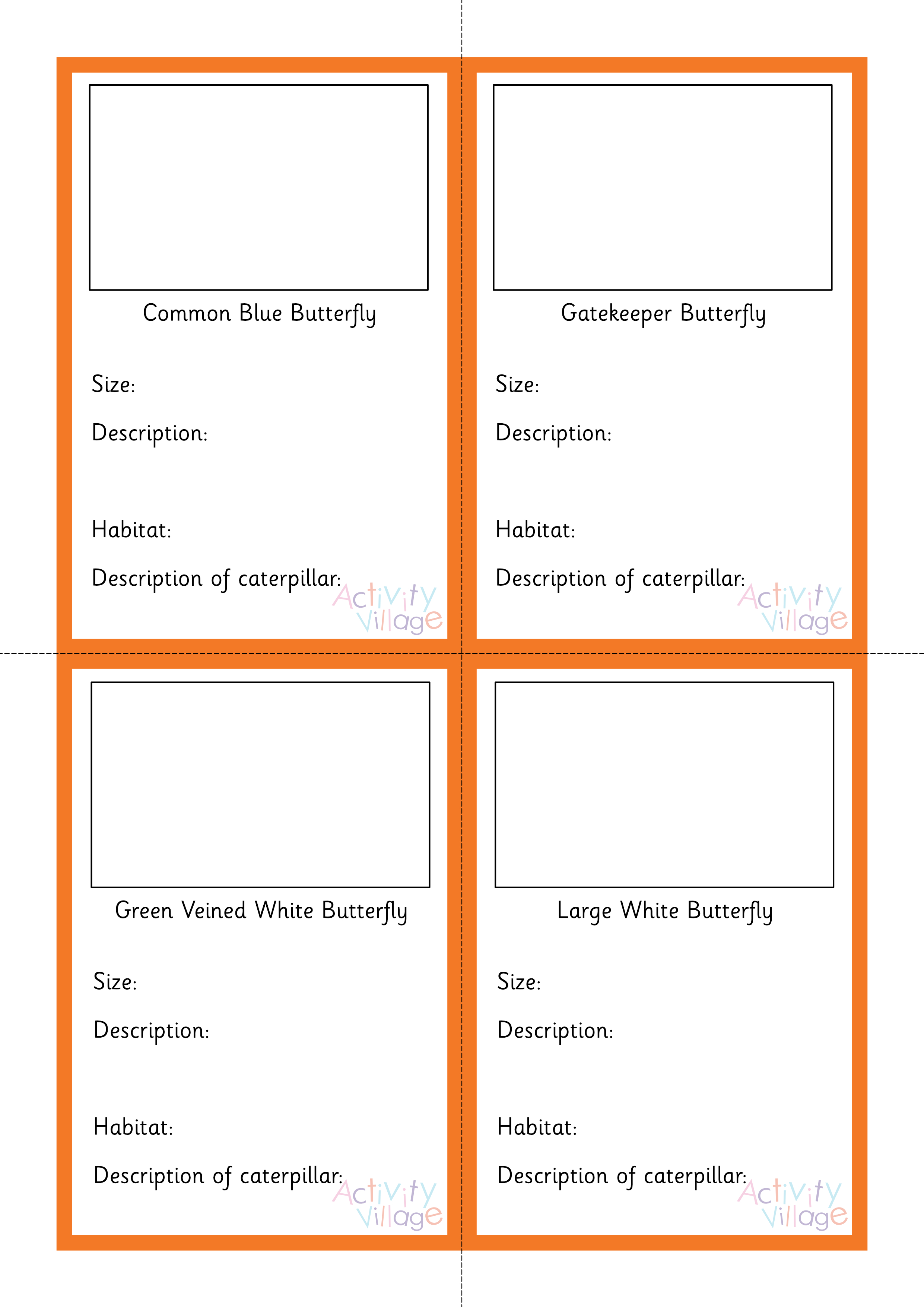 Butterfly Printables | Activity Village