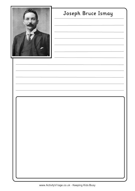 Bruce Ismay | Activity Village