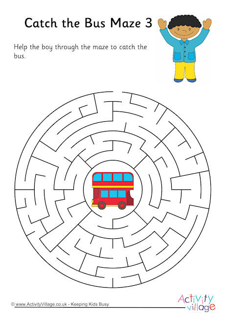 Printable Mazes for Kids