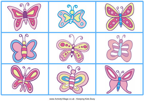 Butterfly Matching Game | Activity Village