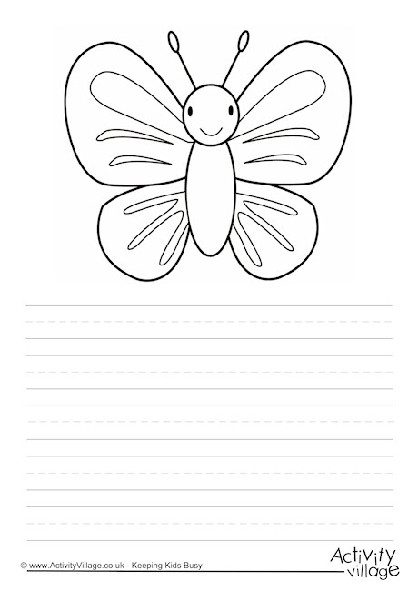 Butterfly Story Paper | Activity Village