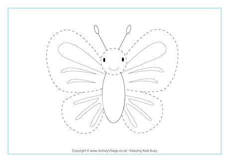 Spring Tracing Pages | Activity Village