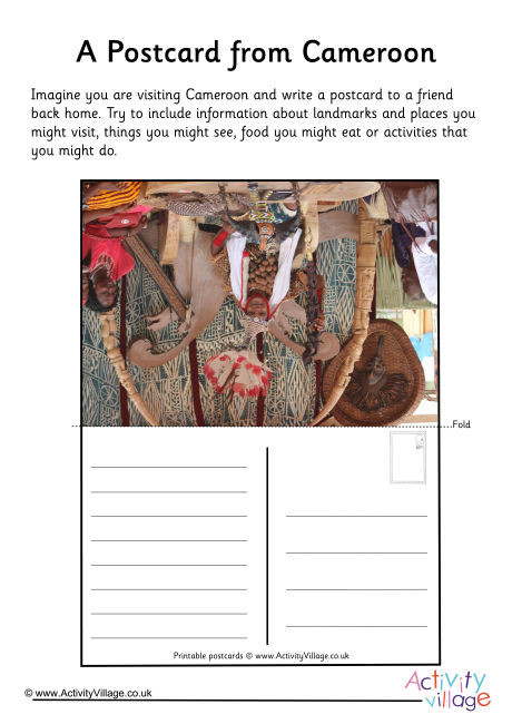 Around the World Postcards | Activity Village