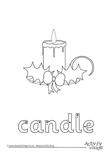 Candle Printables | Activity Village