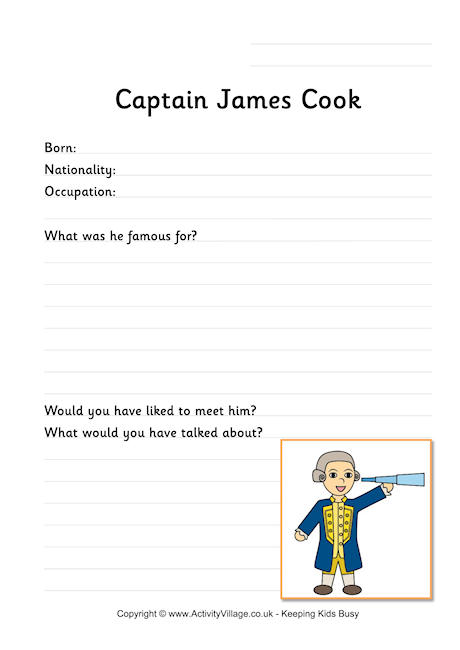 Captain Cook | Activity Village
