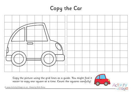 Grid Copy Puzzles | Activity Village