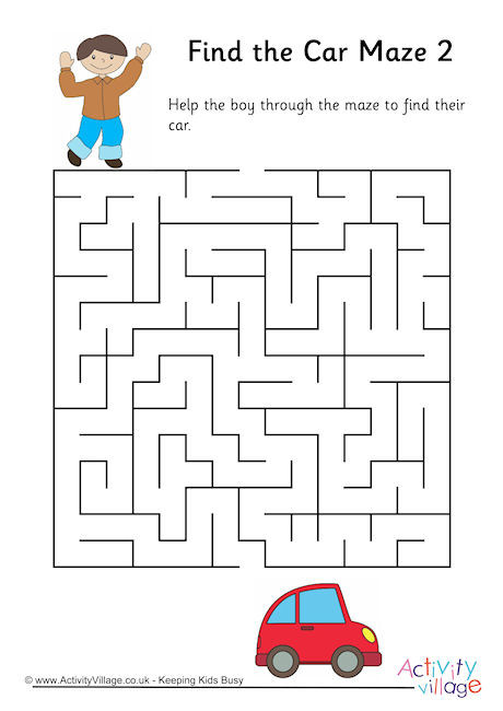 Printable Mazes for Kids