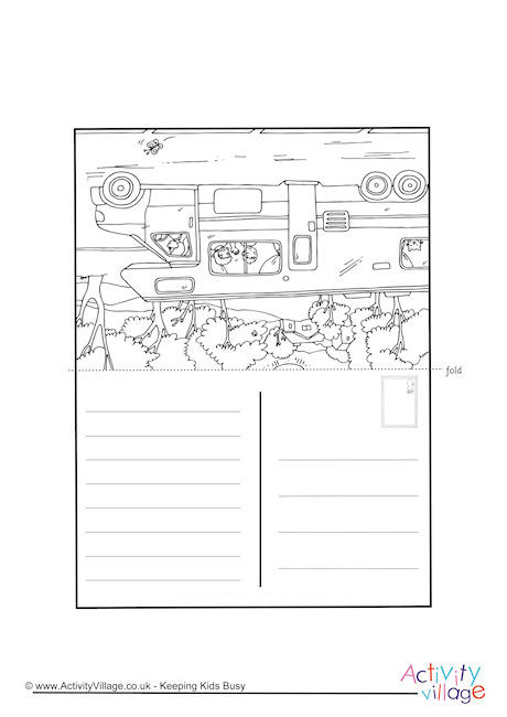 Transport Colouring Pages | Activity Village