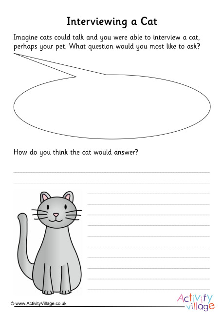 Cat Worksheets | Activity Village