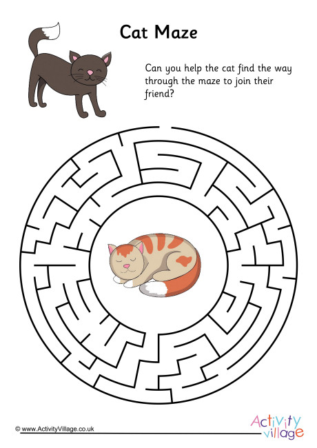 Printable Mazes for Kids