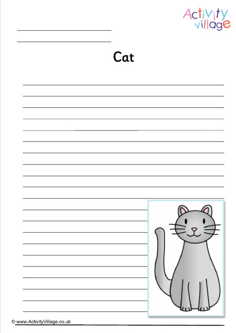 Cat Worksheets | Activity Village