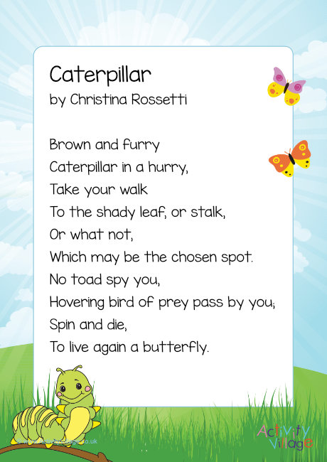 Caterpillar by Christina Rossetti | Activity Village