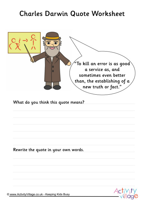 Charles Darwin | Activity Village