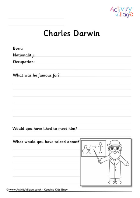 Charles Darwin | Activity Village