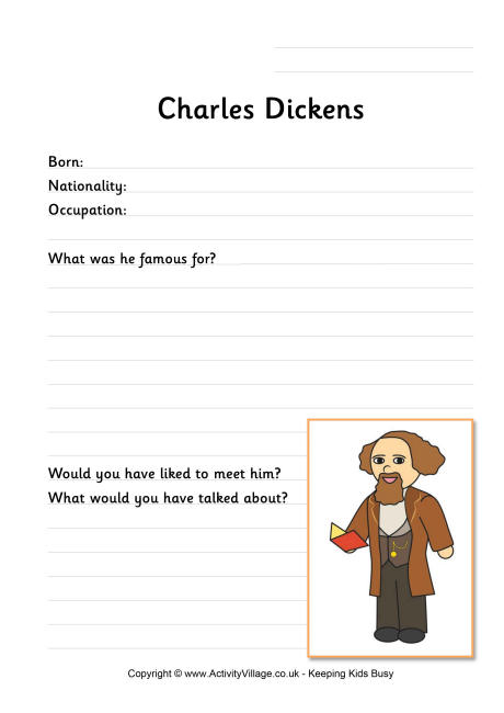 Charles Dickens | Activity Village
