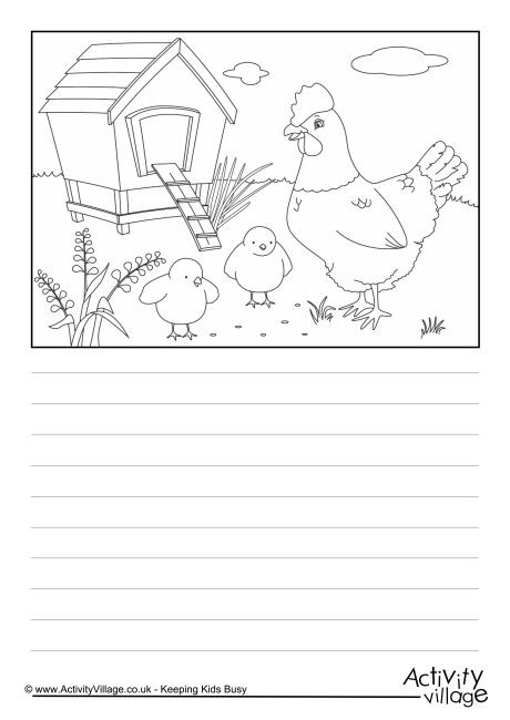 Farm Animal Story Paper | Activity Village