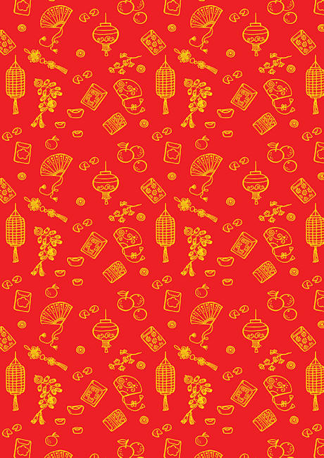 Chinese New Year Scrapbook Paper | Activity Village