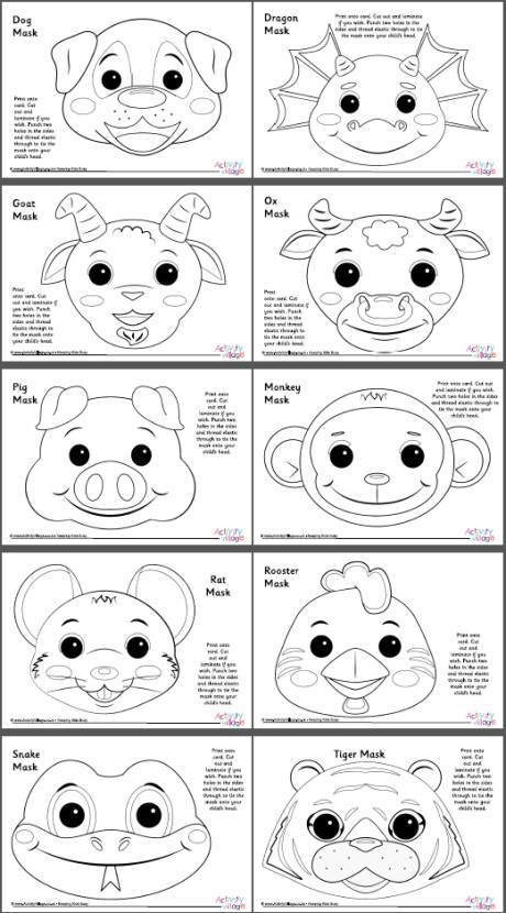 Animal Masks | Activity Village