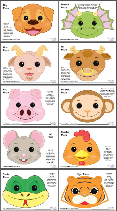 Printable Masks for Kids