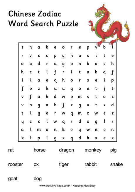 Word Searches for Kids