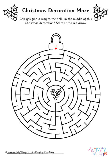 Printable Mazes for Kids