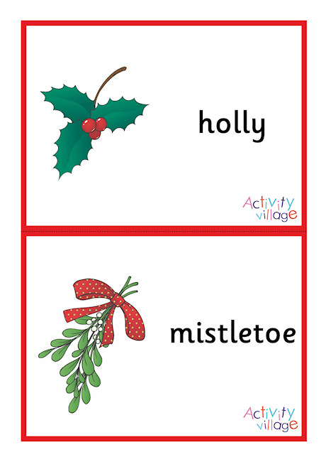 Christmas Flashcards | Activity Village