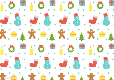 Christmas Scrapbook Paper | Activity Village