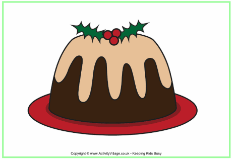 Christmas Pudding Poster 2 | Activity Village