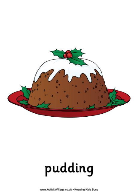 Christmas Pudding Poster | Activity Village