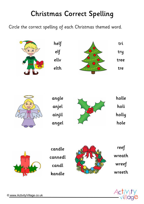 More Christmas Worksheets | Activity Village