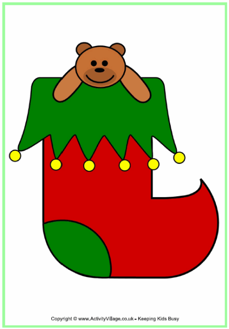 Christmas Stocking Printables | Activity Village