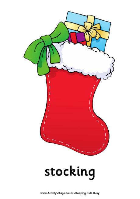 Christmas Stocking Poster | Activity Village