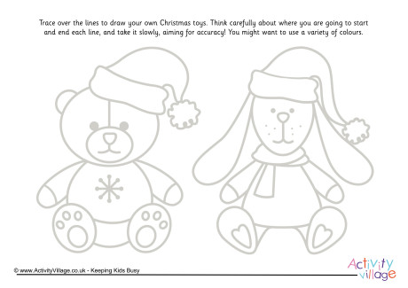 Christmas Pencil Control | Activity Village