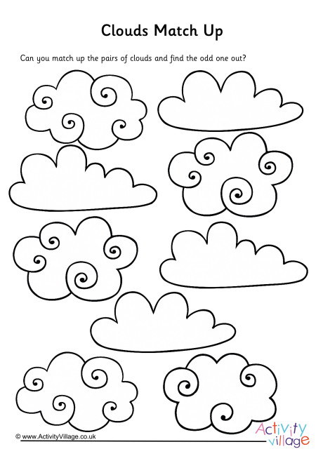 Clouds Match Up | Activity Village