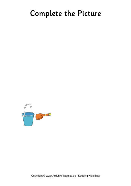 Complete the Picture Printables for Kids