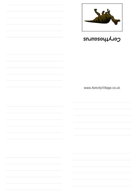 Corythosaurus Booklet | Activity Village