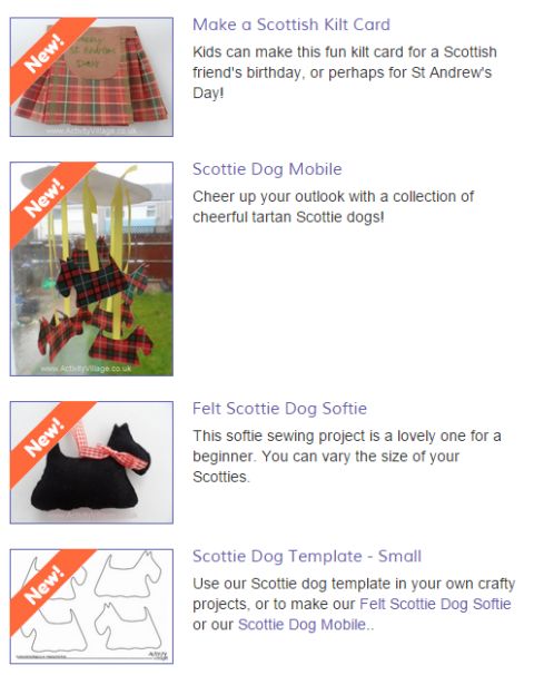 Crafts with a Scottish Theme | Activity Village