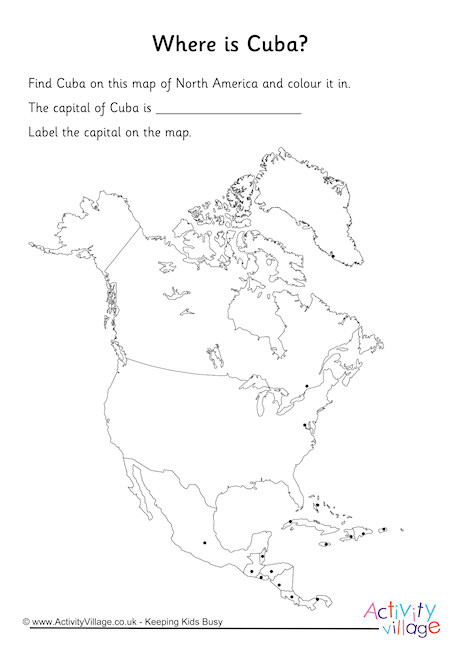 Country Map Worksheets | Activity Village