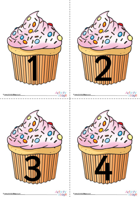Printable Number Posters for Classroom and Home