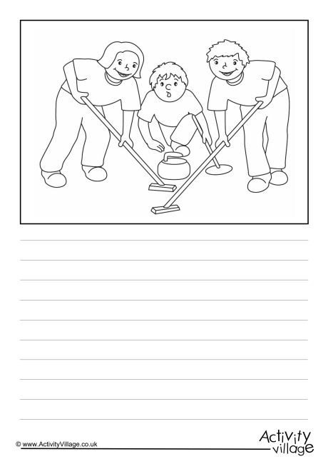 Sports Story Paper | Activity Village