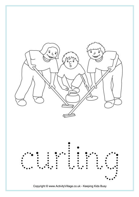 Sports Word Tracing Worksheets | Activity Village