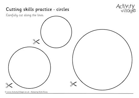 Cutting Circles | Activity Village