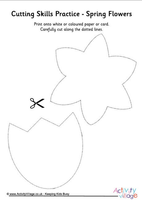Flower Scissor Activities | Activity Village