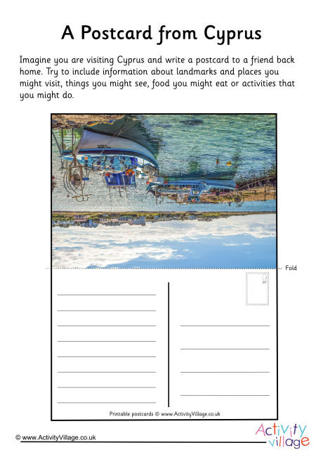 Around the World Postcards | Activity Village