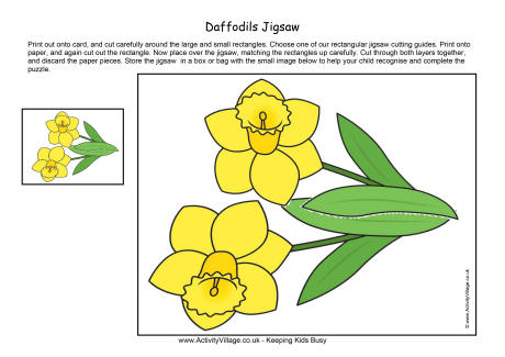 Daffodil Printables | Activity Village